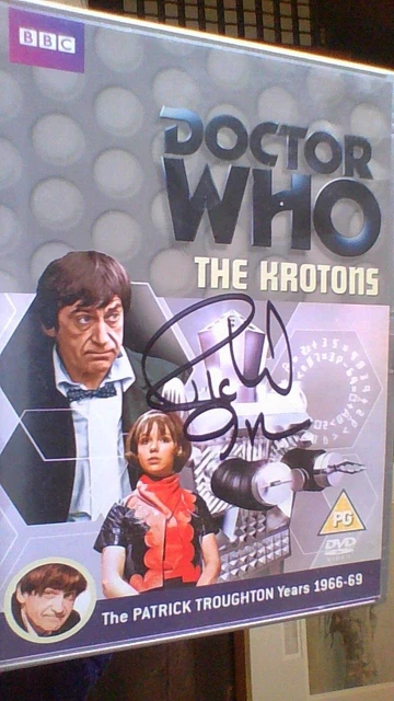 DOCTOR WHO The Krotons [DVD] signed autograph on cover RICHARD IRESON ...