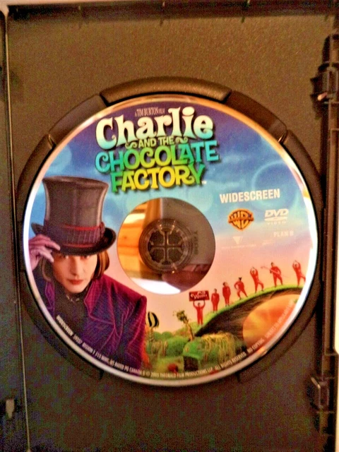 CHARLIE AND THE Chocolate Factory DVD 2005 Widescreen Johnny Depp DISC ...
