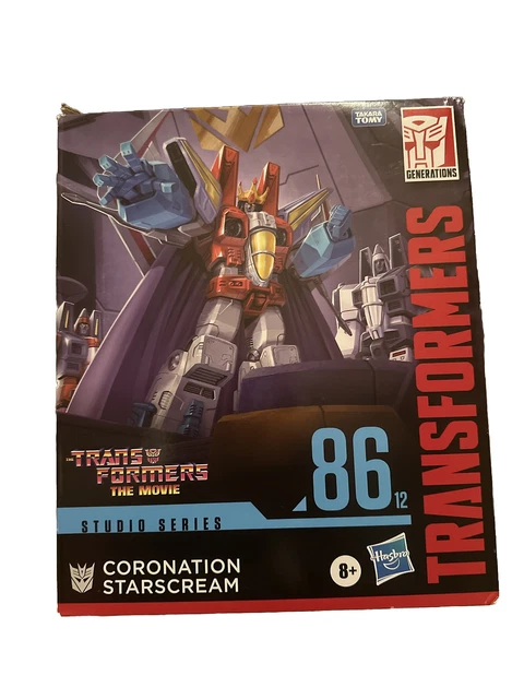 TRANSFORMERS THE MOVIE Studio Series 86 Coronation Starscream Action ...
