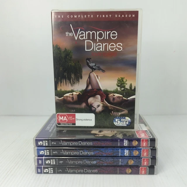 THE VAMPIRE DIARIES Complete Seasons 1 - 5 1 2 3 4 5 DVD Set Region 4 ...