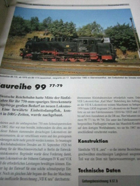 NEBEN - SCHMALSPURBAHNEN N 15 Baureihe 99. 77-79 EUR 3,39 - PicClick DE