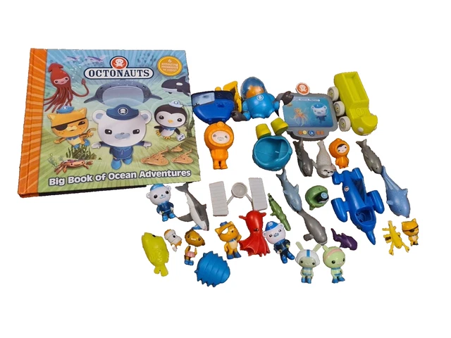 OCTONAUTS FIGURES BUNDLE x24 And Book Cbeebies Magazine Kwazi Barnacle ...