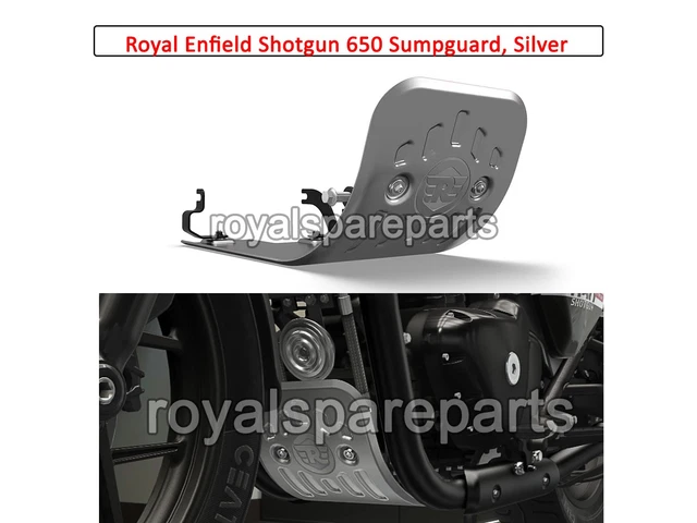 GENUINE ROYAL ENFIELD Shotgun 650 "Silver Sumpguard" $154.00 - PicClick AU