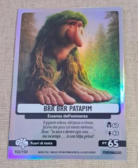 SKIFIDOL ITALIAN BRAINROT Universo Psichedelico 2025 Cards A Scelta N.1 ...