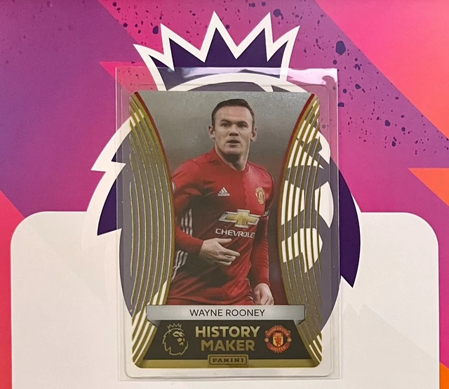 PANINI ADRENALYN XL Premier League 2025 - History Maker Wayne Rooney £5 ...
