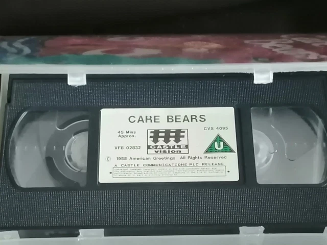 VINTAGE 1985 CARE Bears (CVS 4095) VHS Video - Please Read Description ...