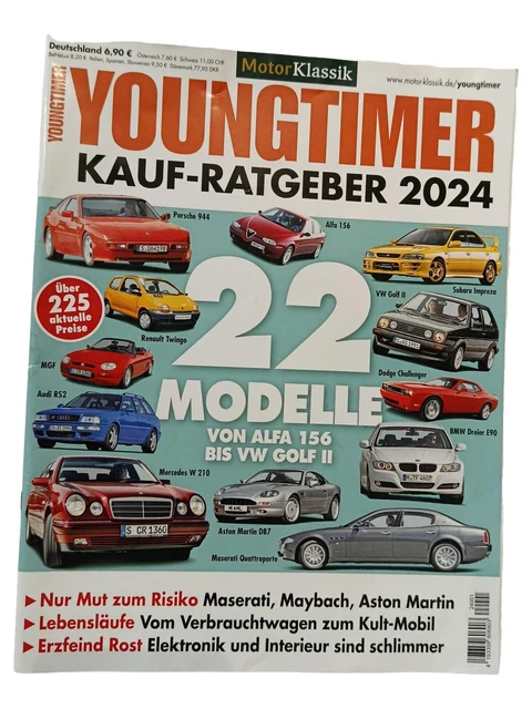 MOTORKLASSIK YOUNGTIMER GUIDE Achat 2024 Revue Auto EUR 6,71 - PicClick FR