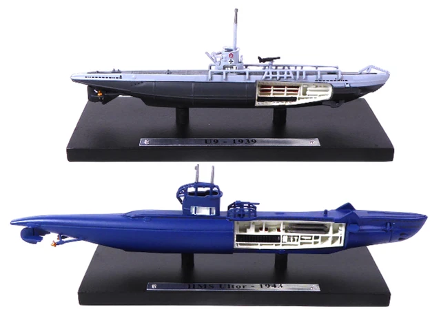 LOT DE 2 sous-marins WW2 U-boot + HMS Ultor 1/350 Atlas Militaire ...