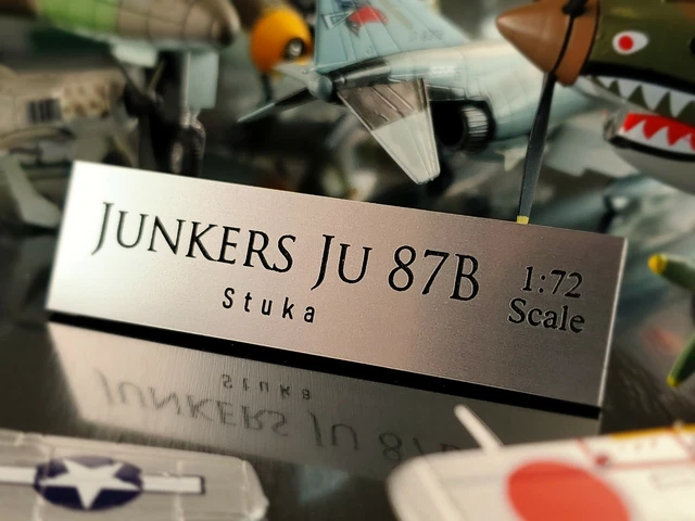 JUNKERS JU 87 Stuka Model Display Name Plate - All Scales - Museum ...