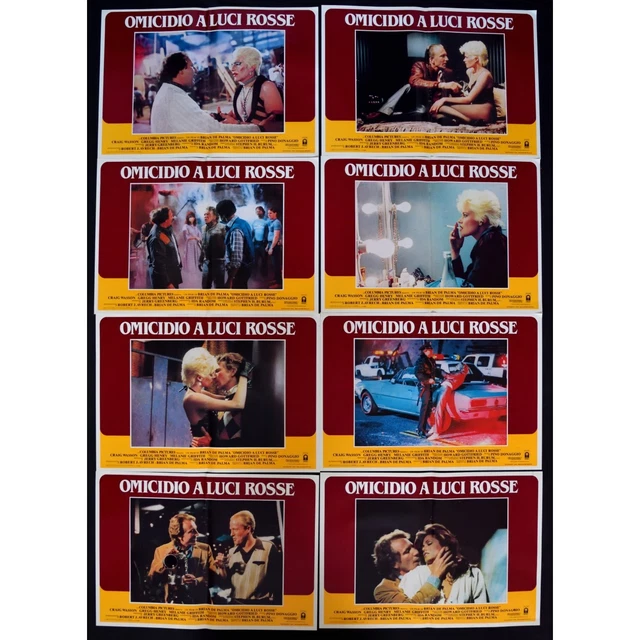 PHOTO SETS HOMICIDE A LUCID RED Body Double Melanie Griffith Brian De ...