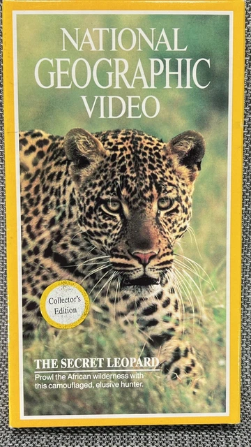 NATIONAL GEOGRAPHIC VIDEO Collector's # 1099 The Secret Leopard 1986 ...