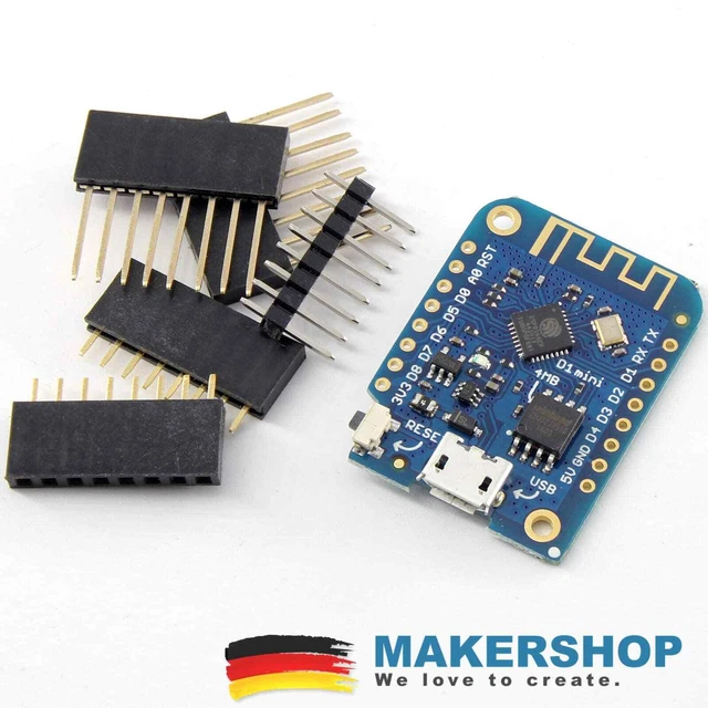 ORIGINAL LOLIN WEMOS D1 Mini v4.0 - Arduino NodeMcu WIFI ESP8266 Dev ...