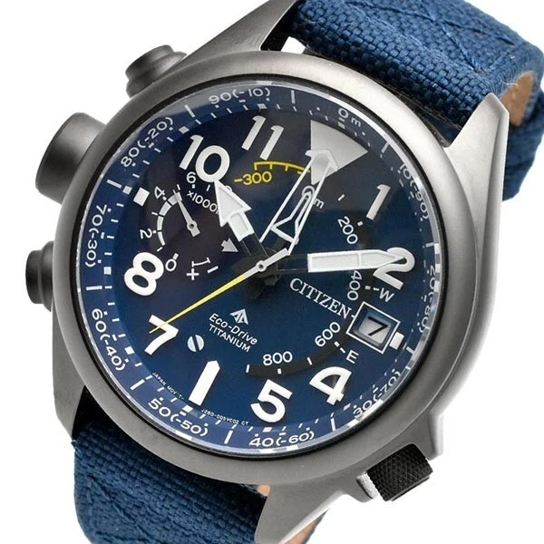 CITIZEN PROMASTER LAND BN4065-07L Altichron Titanium Eco-Drive Solar ...