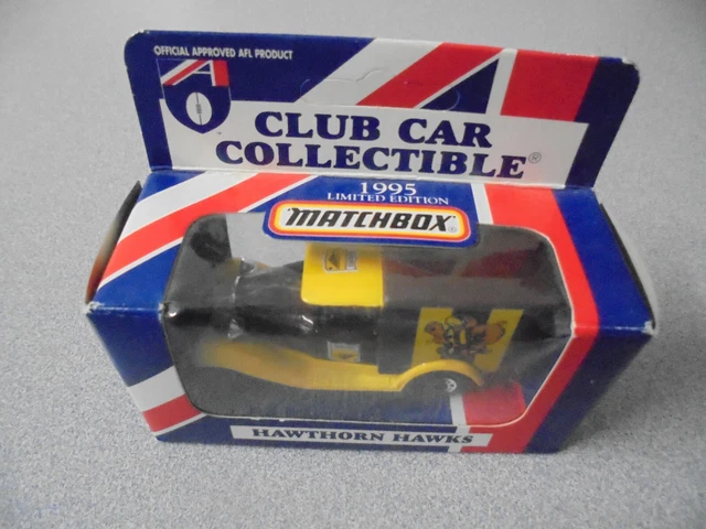 MATCHBOX AFL FOOTBALL Collectable Club Car HAWTHORN HAWKS A Model Ford ...