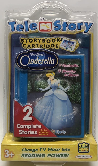 TELE STORY STORYBOOK Cartridge Cinderella New Walt Disney 2 Complete ...