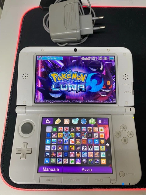 NINTENDO 3DS XL+ 1100 Giochi +Tema Gengar+ Pokébank e trasferitore EUR ...