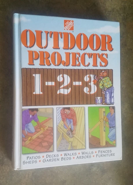 THE HOME DEPOT Outdoor Projects 1-2-3 Hardcover Book Never Used ...