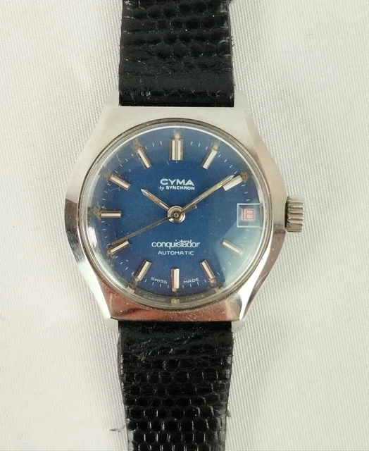 MONTRE CYMA CONQUISTADOR Automatic Fonctionnelle Bracelet A Changer EUR ...