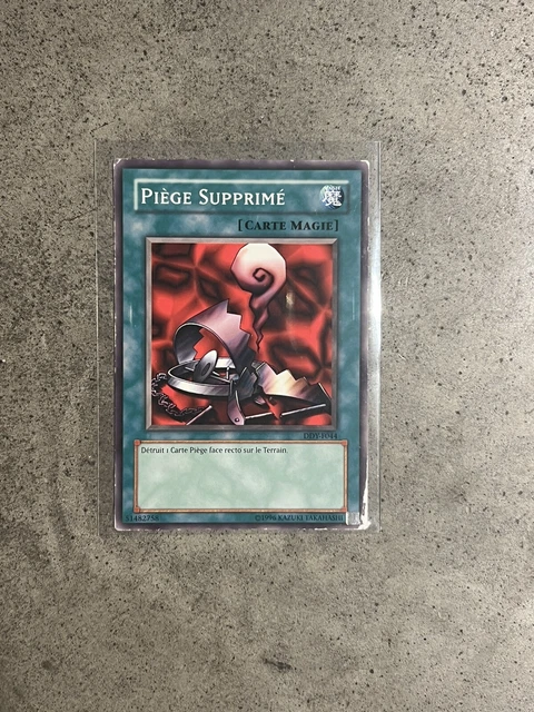 CARTE CARD YU-GI-OH Konami 1996 Edition Piège Supprimé DDY-F044 Bon Etat PSA Fr EUR 1,90 ...