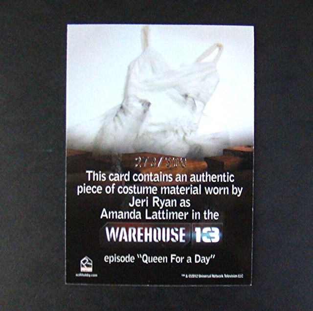 WAREHOUSE 13 JERI Ryan As Amanda Lattimer Costume Card 273/300 2012 ...