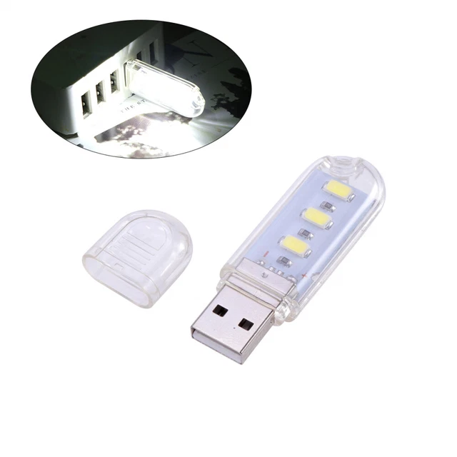 USB LED NIGHT Light Laptop Keyboard Lamp Portable Reading Light Mini ...