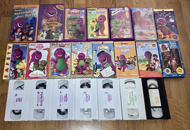 BARNEY VHS TAPES Lot Of 22 TESTED Vintage School 90s $131.52 - PicClick CA