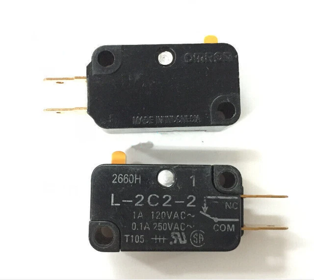 PANASONIC OMRON MICROWAVE Door Short Latch Switch / Microswitch 1A 120V ...