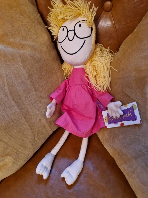 ROALD DAHL PLUSH Soft Toy Sophie Rag Doll 18” Quentin blake The BFG ...