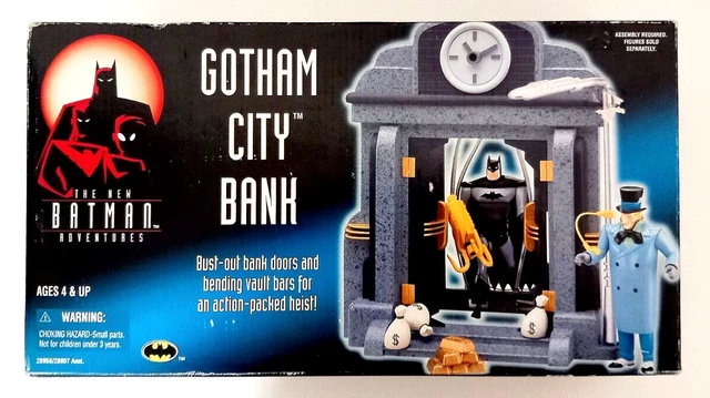 GOTHAM CITY BANK Diorama Batman Animated Series Kenner Figure The New ...