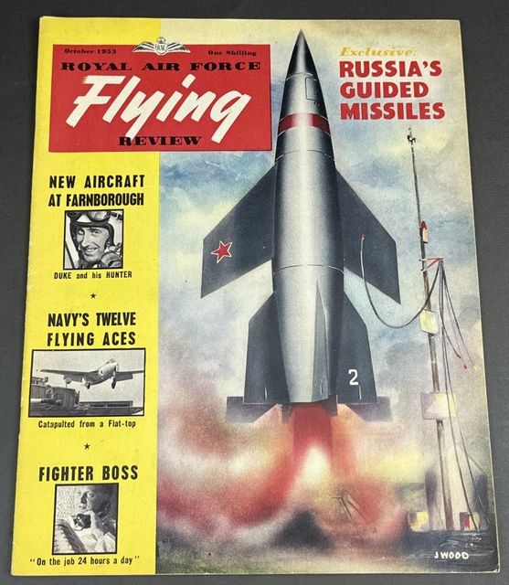 COLD WAR SOVIET Guided Missiles 1953 RAF Flying Review Magazine 1950s ...