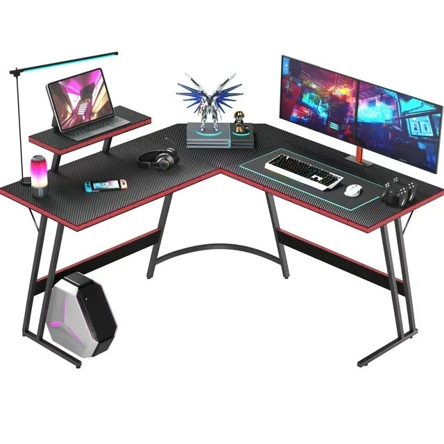 L-SHAPED GAMING DESK 51 Inches Corner Office Desk with Removable ...