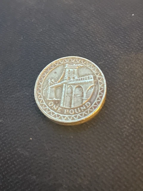 VERY RARE ONE Pound Coin Menai Bridge Circa 2005 £50.00 - PicClick UK