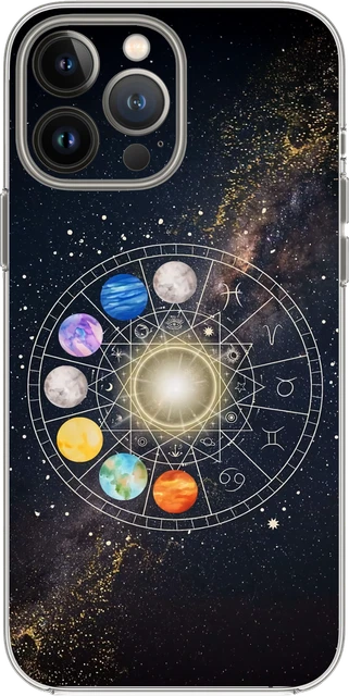 TAROT STAR SUN Solar System Planet Moon Case Cover Clear / Shockproof ...