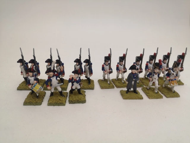 FRENCH NAPOLEONIC INFANTRY 28mm Painted Napoleon Bundle Grenadier Old ...
