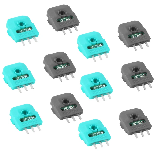5 PAAR HALL-ANALOG-JOYSTICK-POTENTIOMETER-SENSORMODUL-ACHSENWIDERSTAND ...