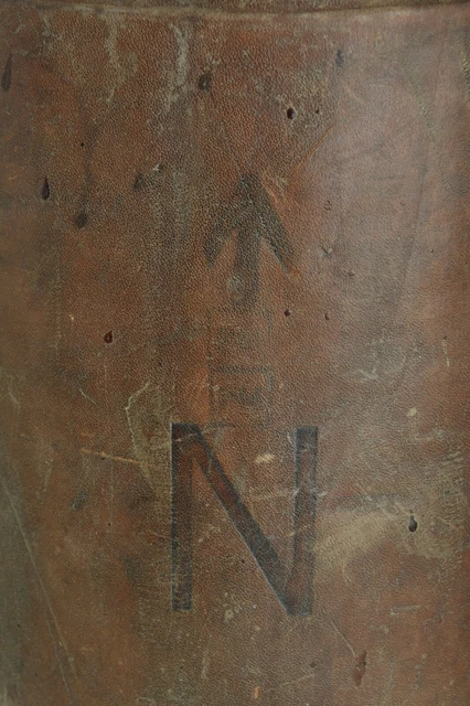 WW2 LEATHER CONTAINER. British Army 1942 Dated Fine Quality Cordite ...