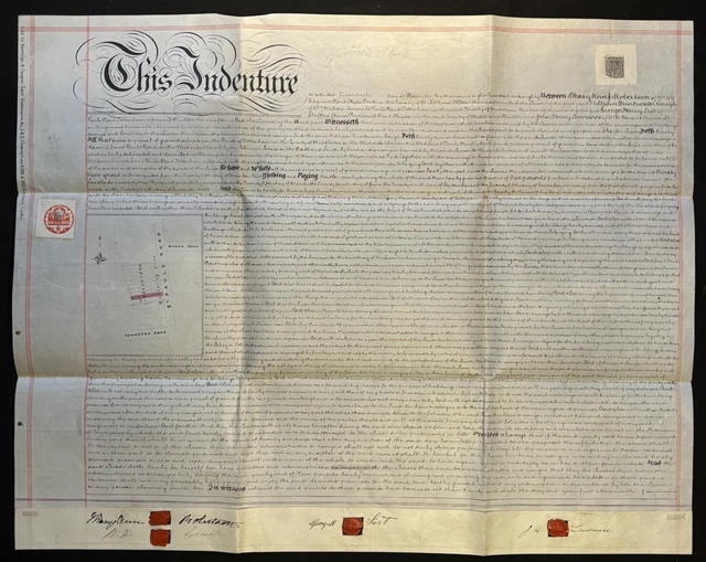 1880 INDENTURE DEED; 2 Malvern Terrace, St. Pauls Road, Tottenham; List ...