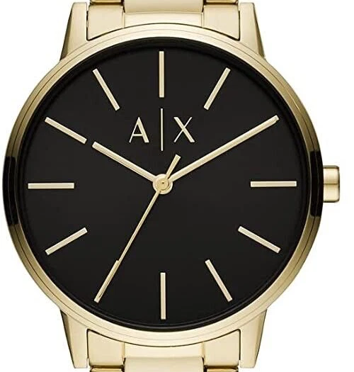 ARMANI EXCHANGE MEN'S Three-Hand, Stainless Steel Watch, 42mm case size ...