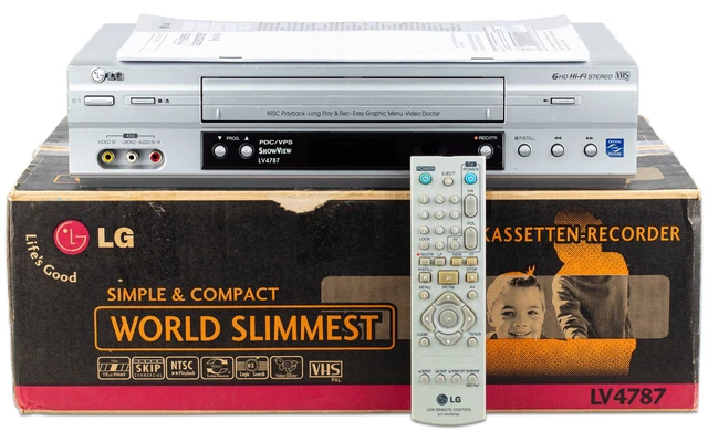 LG - LV4787 - Vhs-Videorecorder IN Scatola Originale/revisionato 1 Anno ...