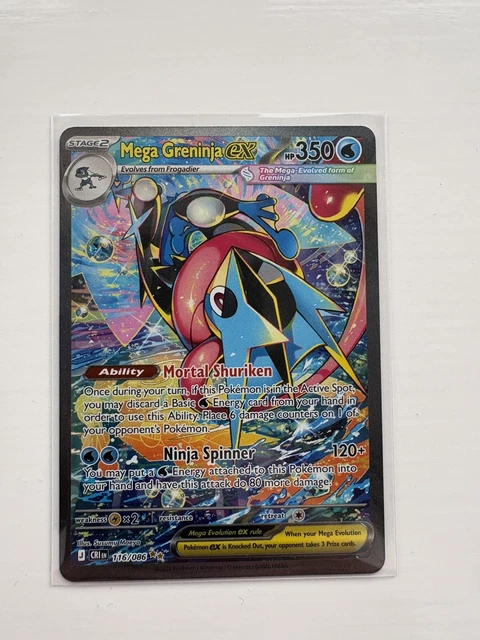 POKÉMON TCG CHAOS Rising Mega Greninja EX 116/086 SIR £260.00 - PicClick UK