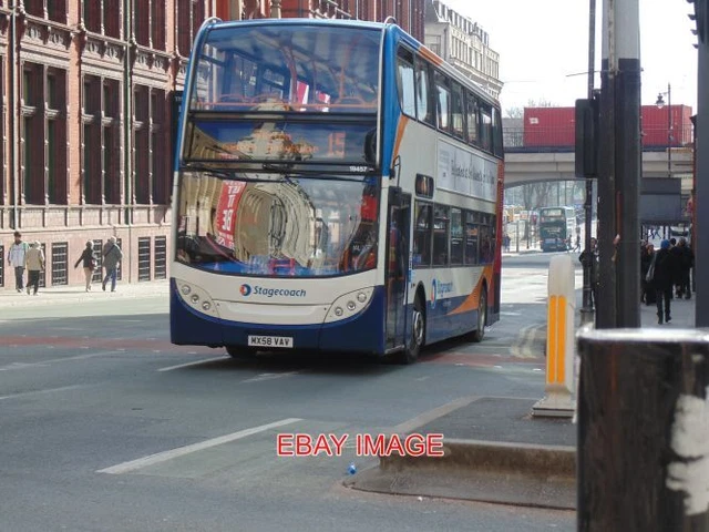 PHOTO STAGECOACH Manchester Dennis Trident Enviro 400 19457 Mx58Vav Bus ...