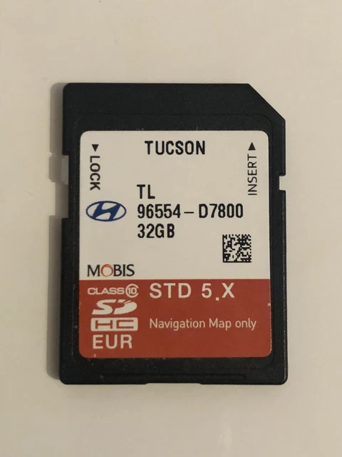 GENUINE HYUNDAI TUCSON Sd Card Sat Nav Navigation Uk Europe 2018 Map ...