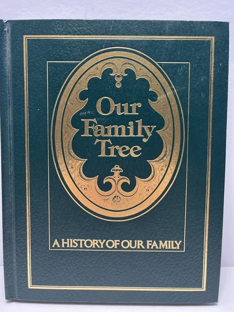 OUR FAMILY TREE A History of Our Family Vintage Genealogy Ancestry Book ...