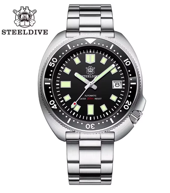STEELDIVE SD1970 TURTLE Automatic Brand Mens Automatic Watch NH35 Dive ...