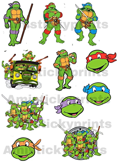 TEENAGE MUTANT NINJA Turtles Stickers £3.75 - PicClick UK