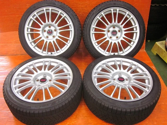 JDM Y4SUBARU WRX STI GVB Genuine BBS RV739 Forged 18 inch 8.5J +55 PCD ...
