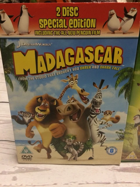 DREAMWORKS MADAGASCAR AND Madagascar 2 DVD Bundle £4.99 - PicClick UK