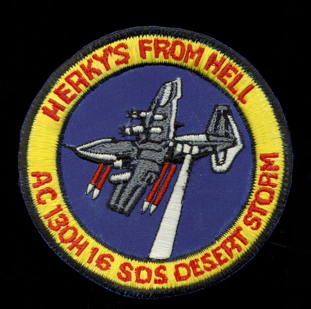 USAF 16TH SPECIAL Operations Squadron AC-130H Desert Storm Patch S-8 ...