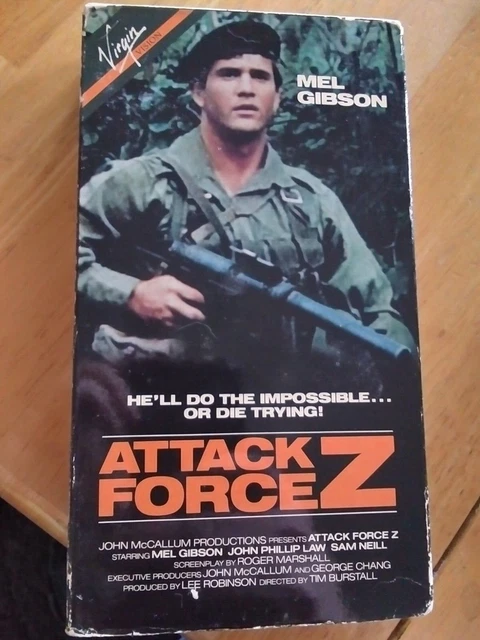ATTACK FORCE Z (VHS) 1987 mel gibson action tested £3.73 - PicClick UK