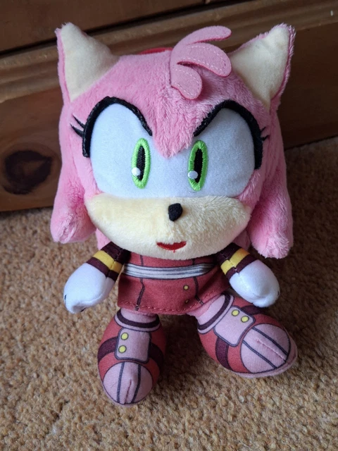 AMY ROSE SONIC BOOM TOMY SEGA Plush Soft Toy RARE - Sonic The Hedgehog ...